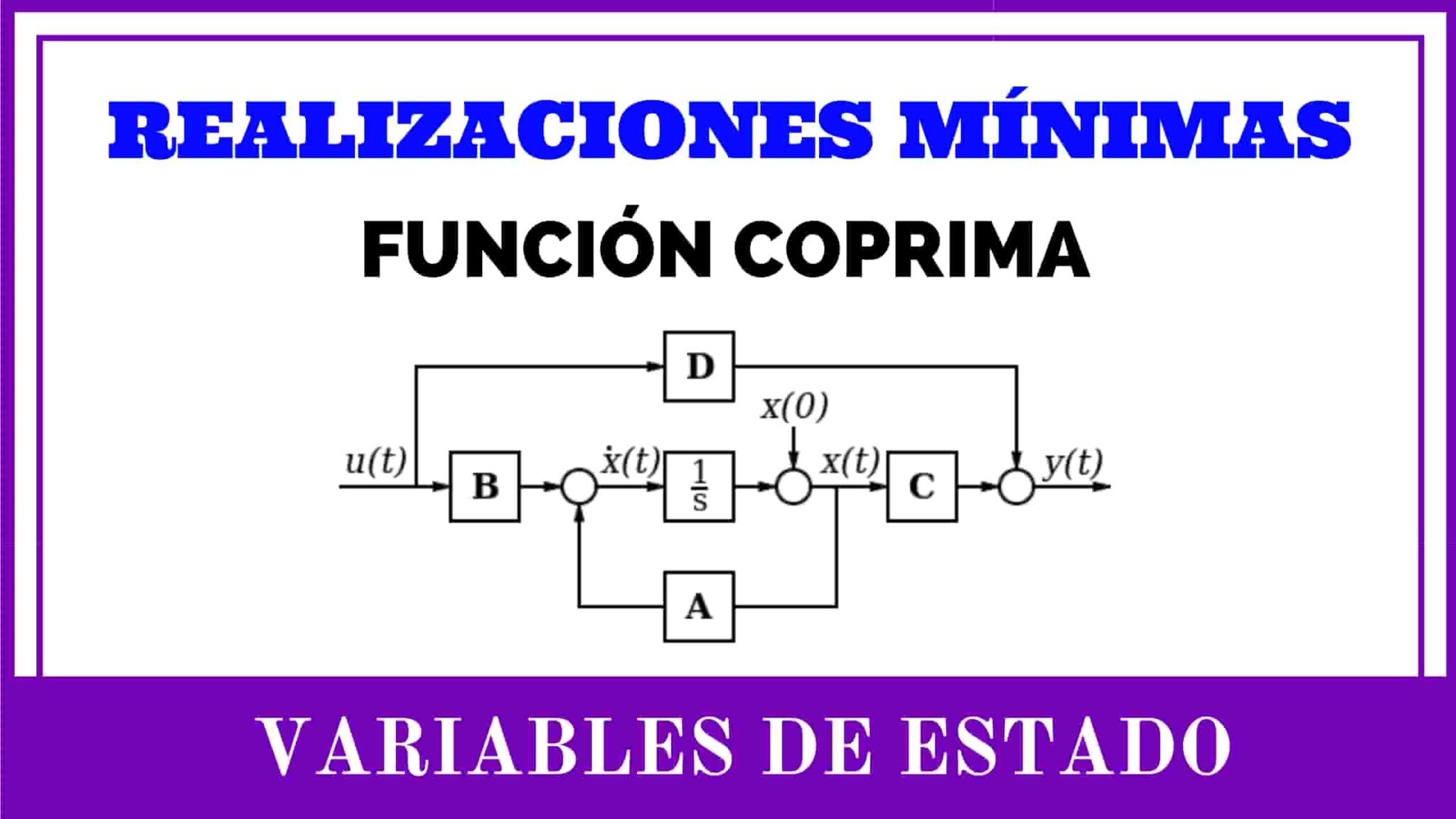 Variables de Estado - Espacio de Estados - Control FACIL - [diciembre ...